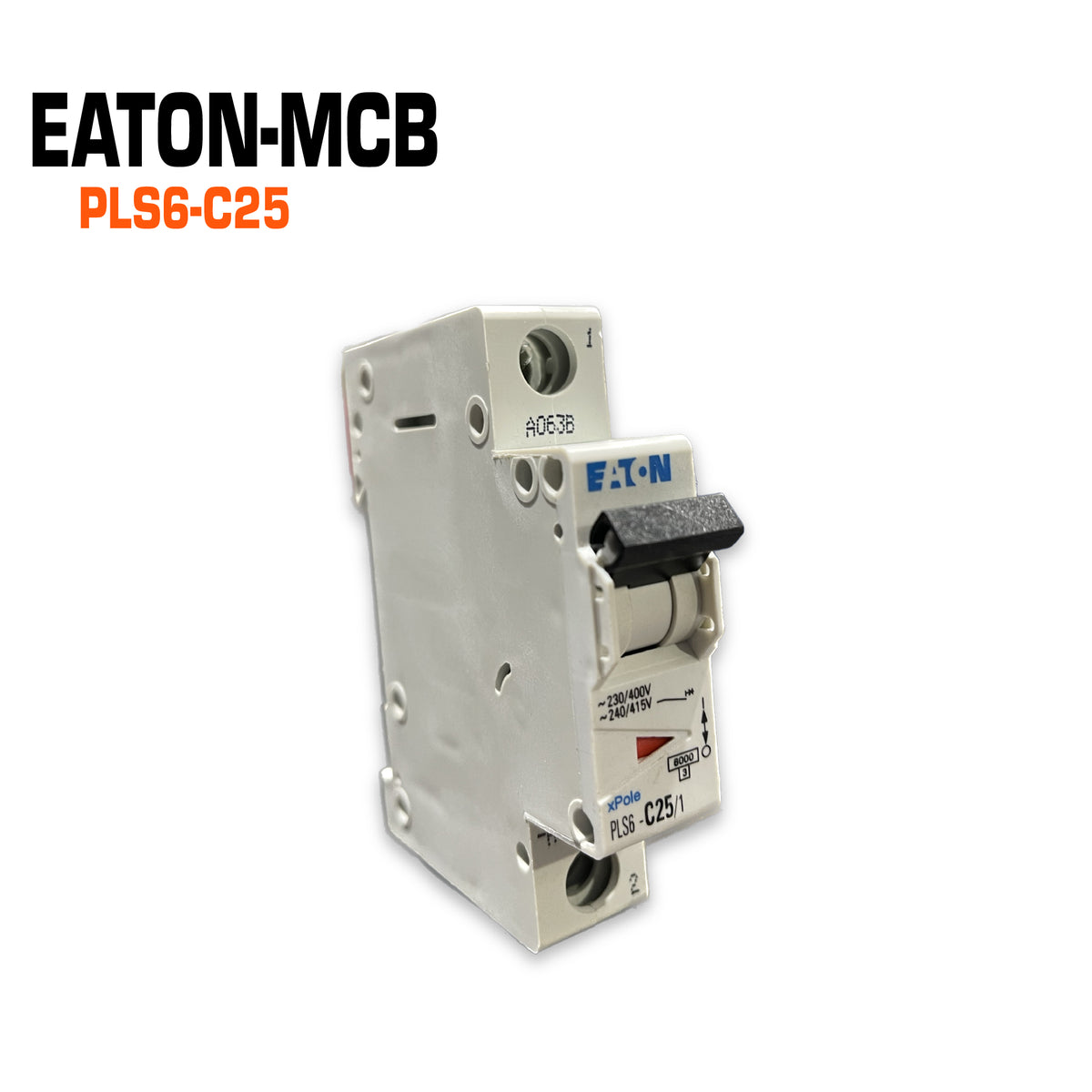EATON 25 Amp Circuit Breaker 1P 6kA MCB C Curve – EVENTPOWER EQUIPMENT