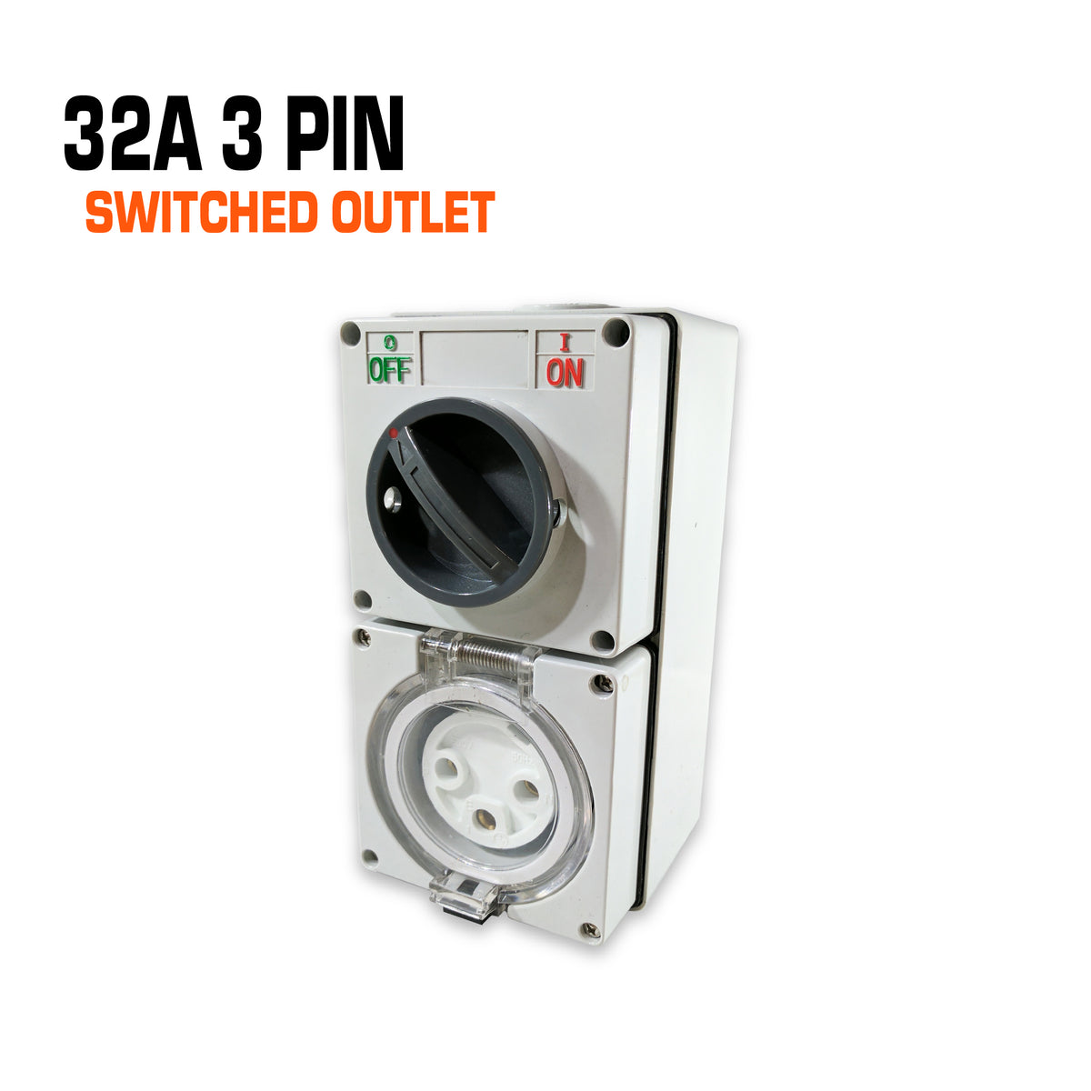 Australian 32A Switched Outlet 3 PIN – EVENTPOWER EQUIPMENT