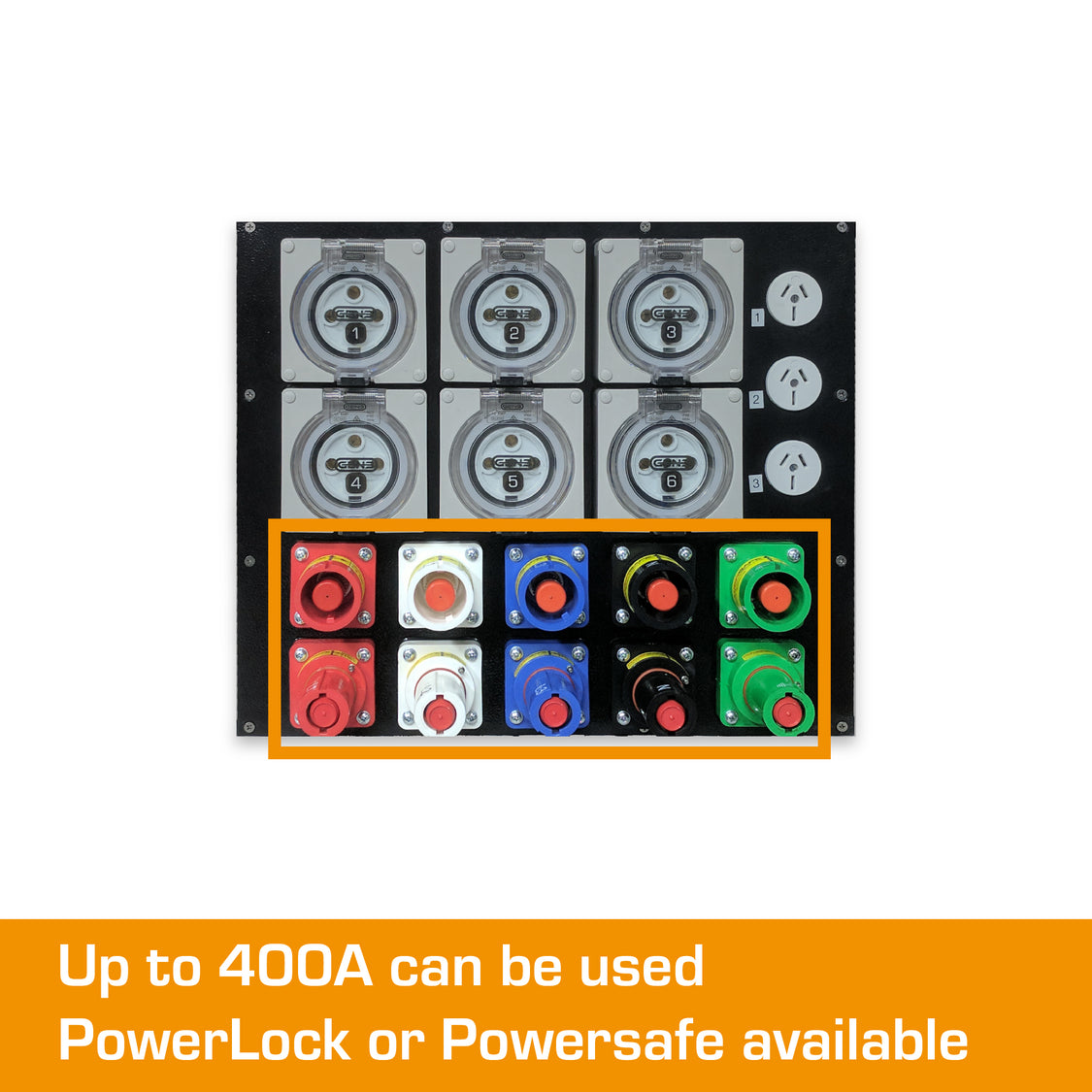 8RU 400A Rack Mount Distribution Board – EVENTPOWER EQUIPMENT