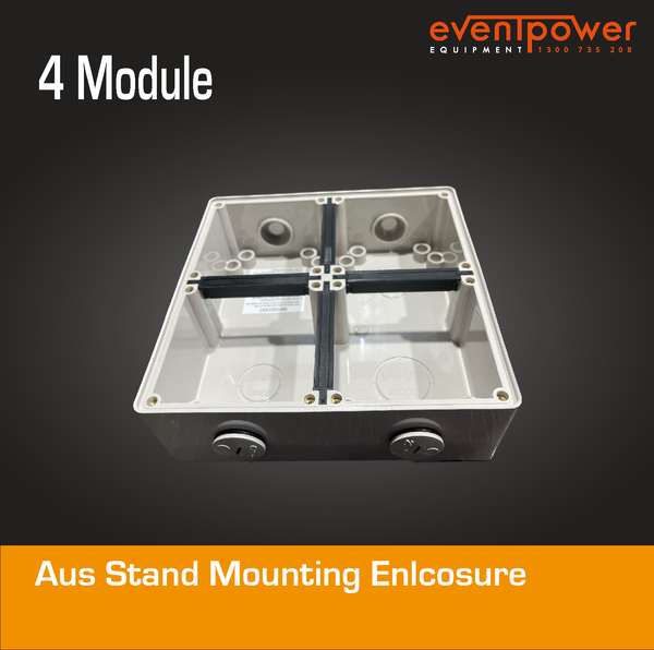 Aus Stand 4 Gang Mounting Enclosure – EVENTPOWER EQUIPMENT