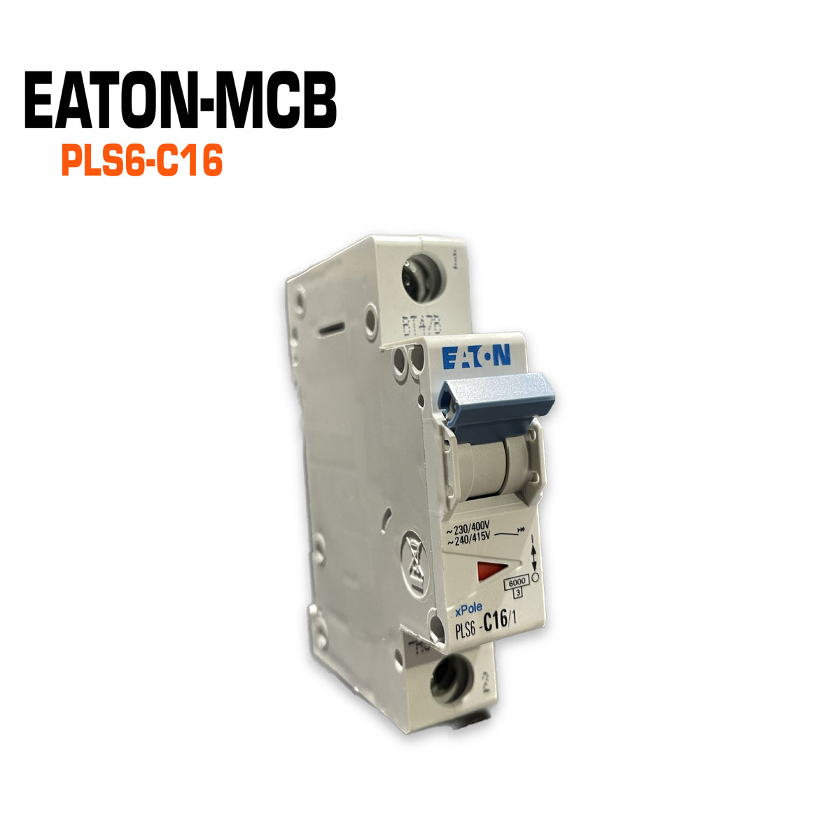 EATON 16 Amp Circuit Breaker 1P 6kA MCB C Curve – EVENTPOWER EQUIPMENT
