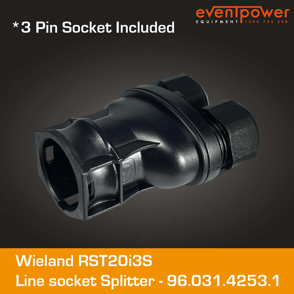 Wieland RST20i3 Line Socket Splitter G3 screw fitting – EVENTPOWER ...