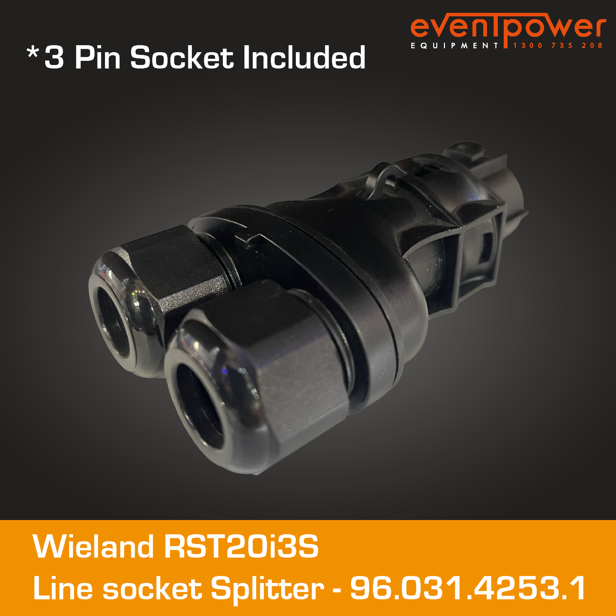 WIELAND RST20i3 Line Socket Splitter G3 screw fitting – EVENTPOWER ...