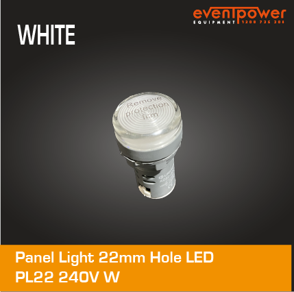 Panel Light 22mm Hole LED White – EVENTPOWER EQUIPMENT