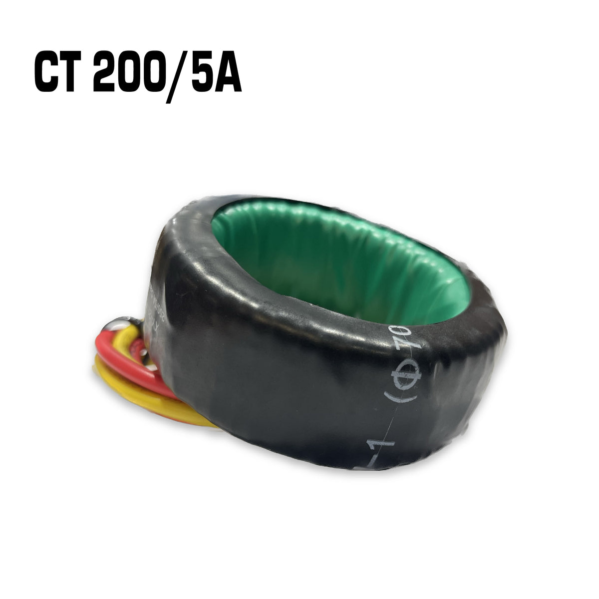 Current Transformer No Split Ring 200/5A, class 0.5 for meter ...