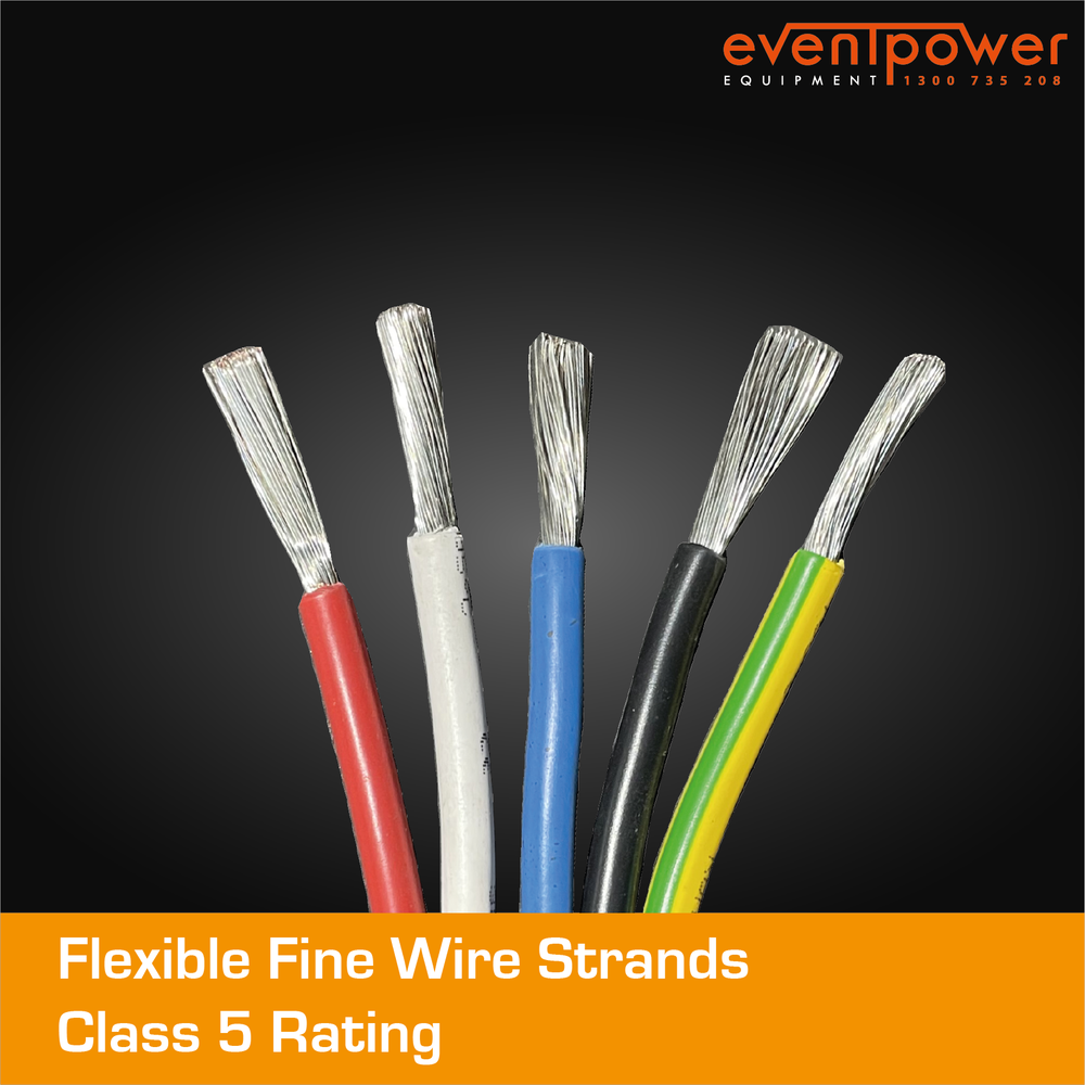 10mm2 V90HT PVC 0.6/1kV Single Core Flex Red – EVENTPOWER EQUIPMENT