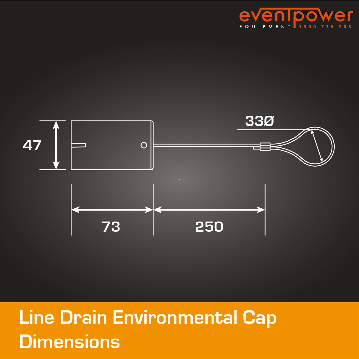 POWERSAFE Line Drain Black IP67 Enviromental Cap – EVENTPOWER EQUIPMENT