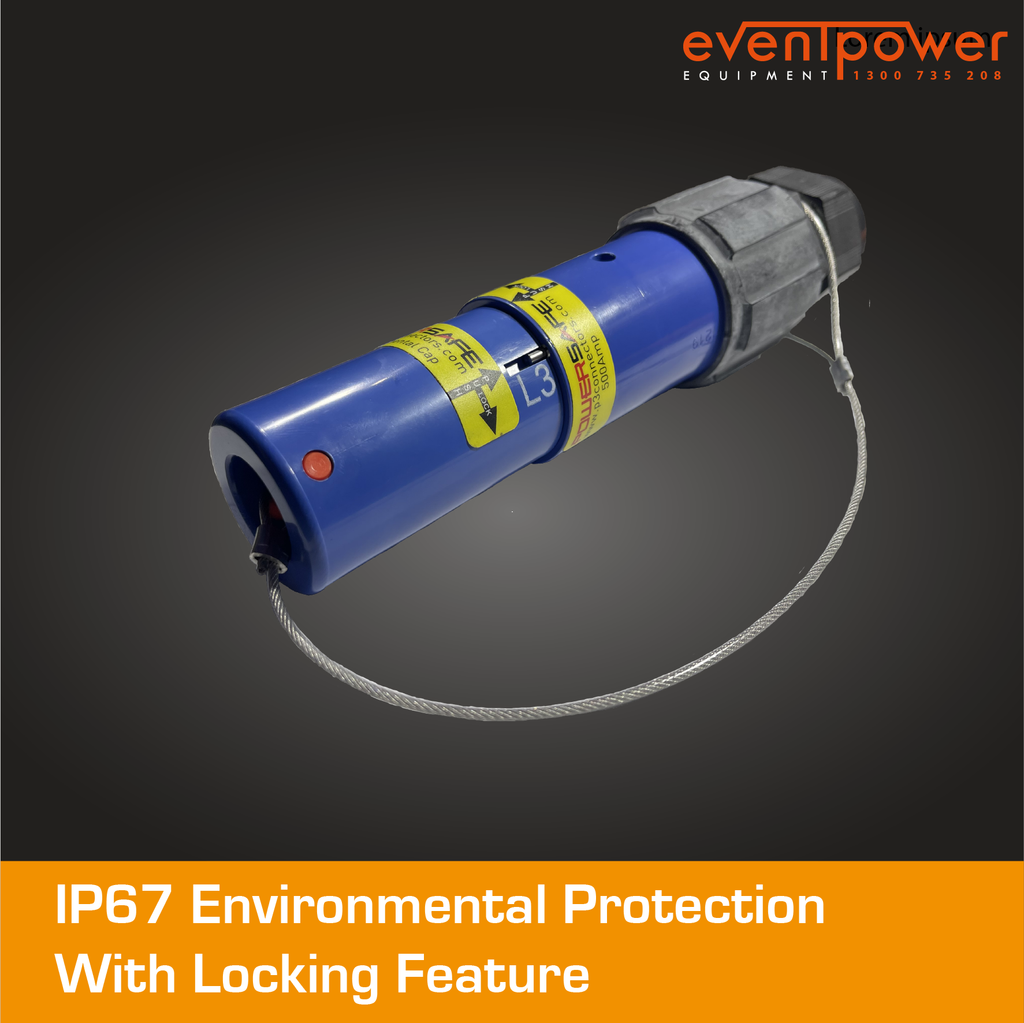 Powersafe Line Drain Blue IP67 Enviromental Cap – EVENTPOWER EQUIPMENT
