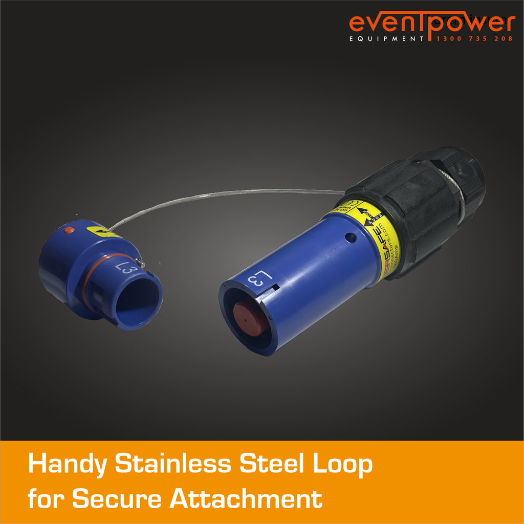 Powersafe Line Source Blue IP67 Enviromental Cap – EVENTPOWER EQUIPMENT