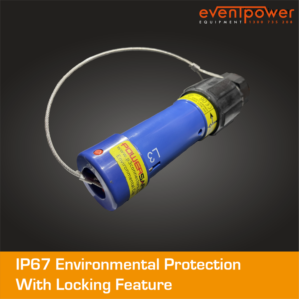 Powersafe Line Source Blue IP67 Enviromental Cap – EVENTPOWER EQUIPMENT
