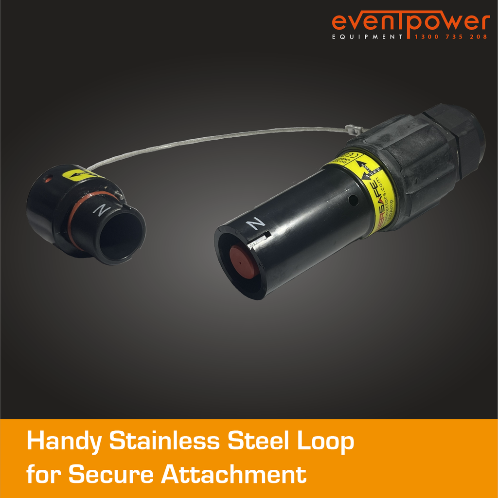 Powersafe Line Source Black IP67 Enviromental Cap – EVENTPOWER EQUIPMENT
