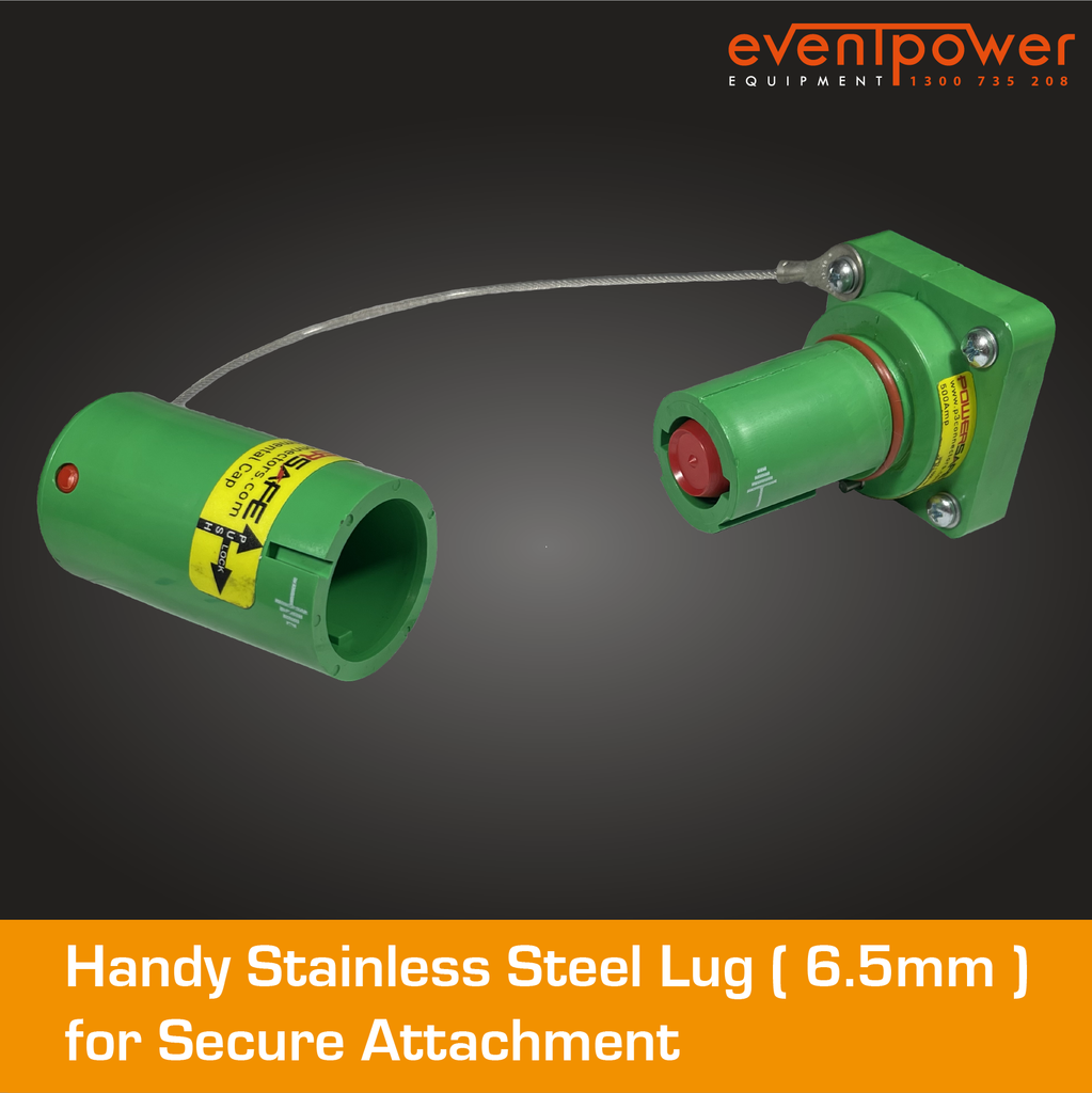 Powersafe Panel Drain Green IP67 Environmental Cap – EVENTPOWER EQUIPMENT